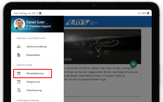 Operations planning overview (ems Mobile) – ems Support Portal